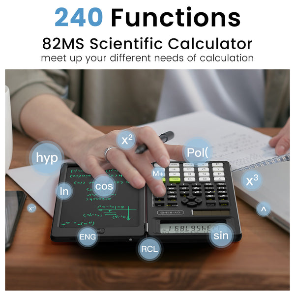 NEWYES NY-82MS Scientific Calculators for School with Notepad – newyes1