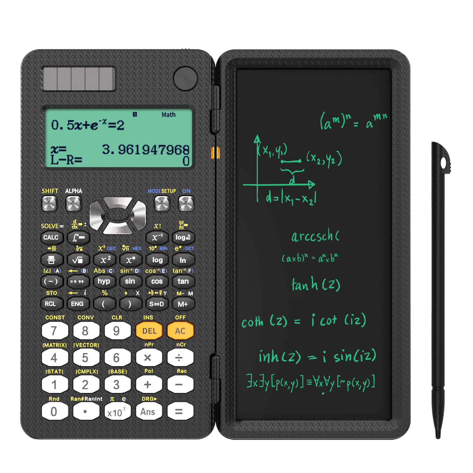 NEWYES NY-991ES Plus Scientific Calculator with Erasable LCD Writing T ...